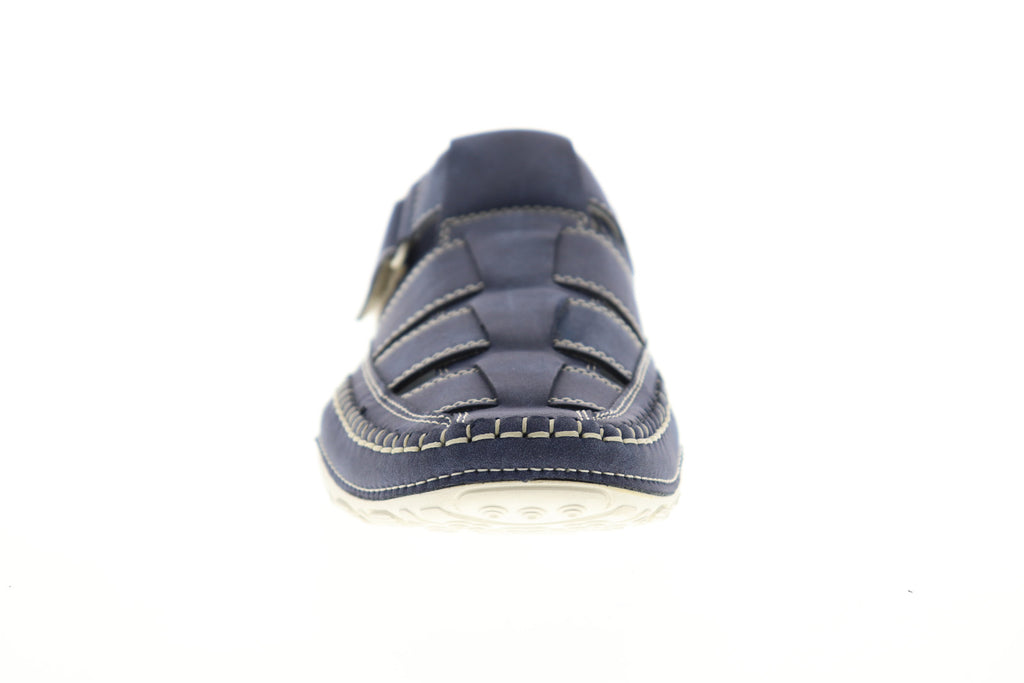 GBX Sentaur 135593 Mens Blue Suede Adjustable Strap Sport Sandals Shoe ...