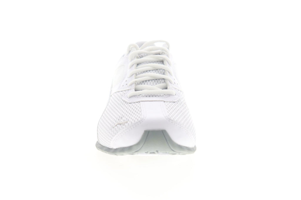 Puma Tazon 6 Shimmer 19347801 Womens White Mesh Low Top Athletic Runni ...