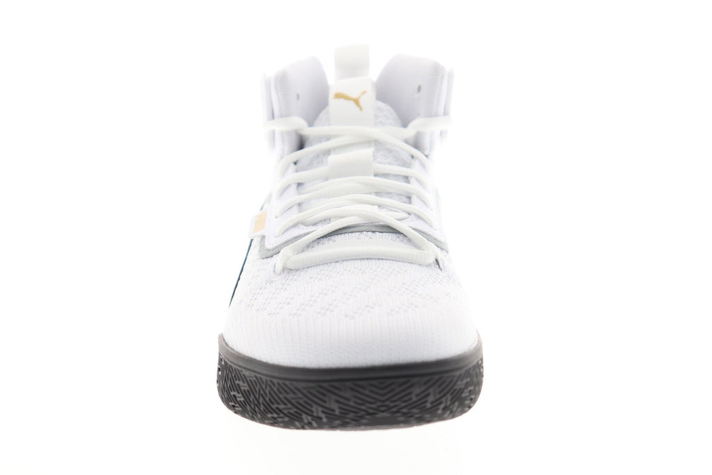 Puma Legacy 68 19351201 Mens White Canvas Mid Top Athletic Basketball ...