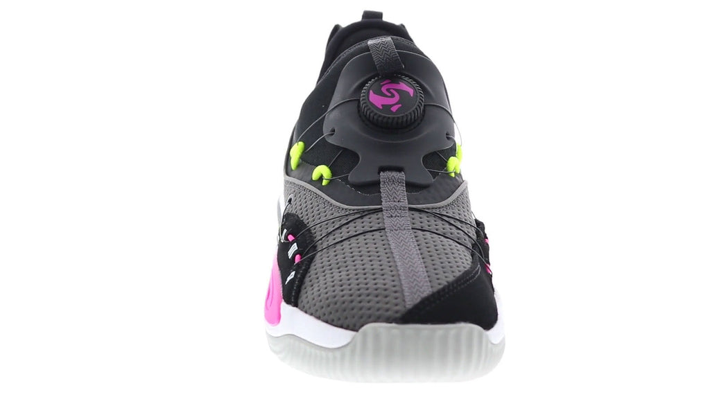 Puma Double Disc 19427703 Mens Gray Canvas Lace Up Athletic Basketball ...