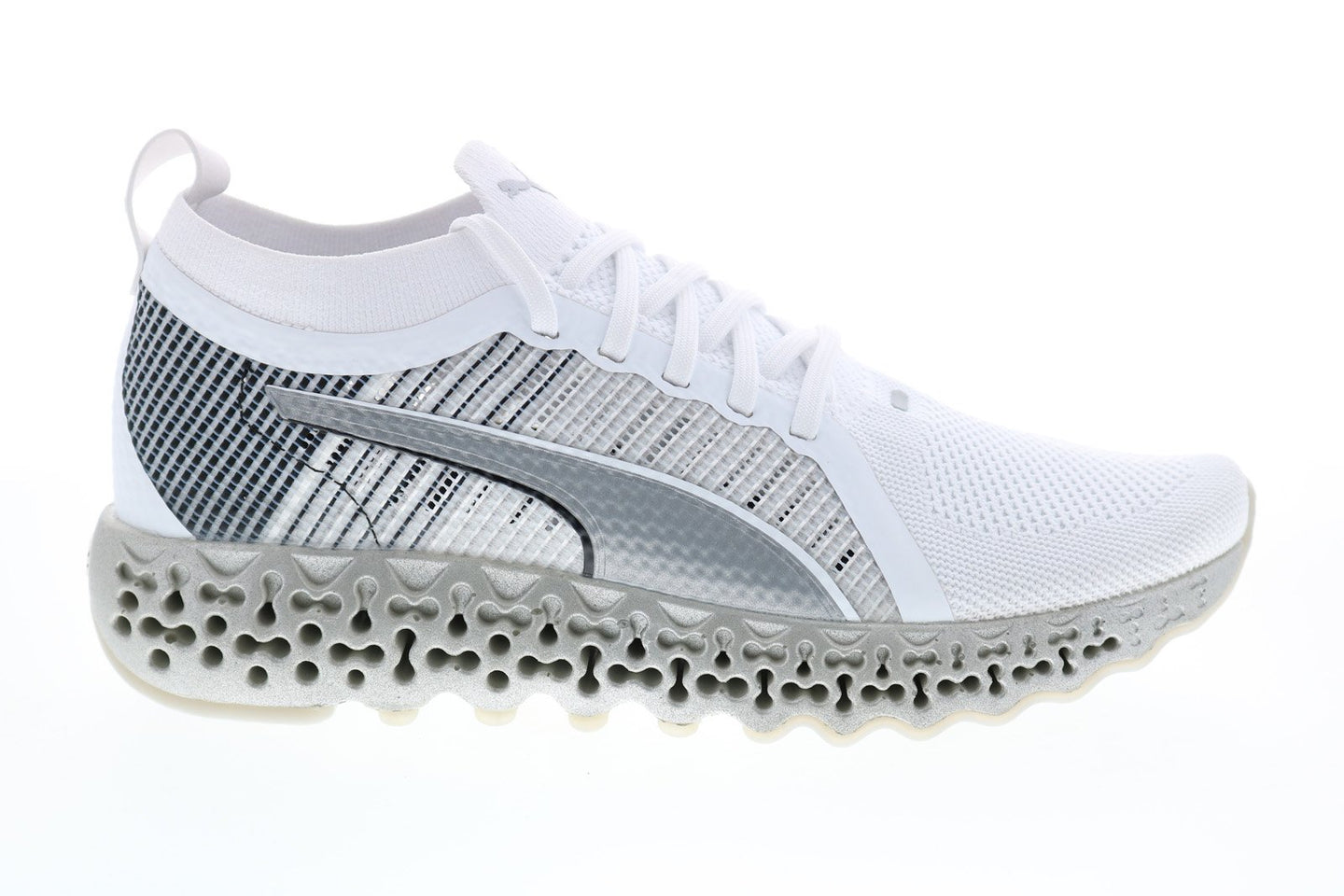 Puma Calibrate Runner 19450201 Mens White Mesh Lifestyle Sneakers Shoe ...