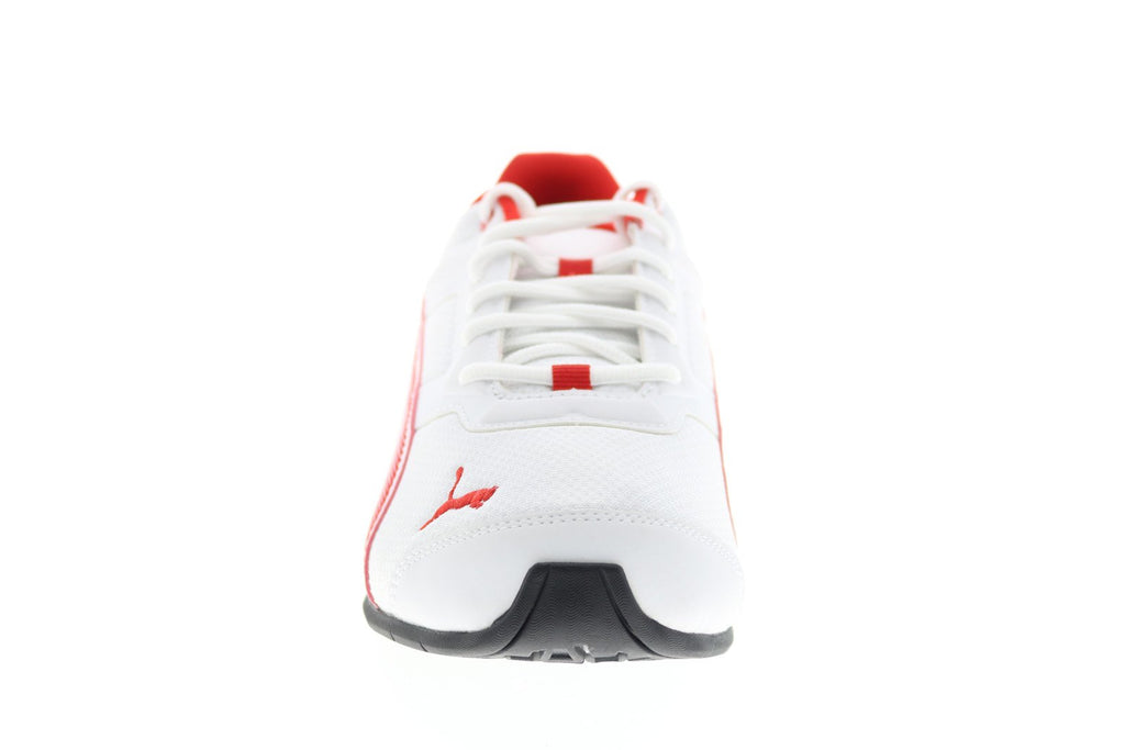 Puma Tazon 7 19520801 Mens White Mesh Lace Up Athletic Running Shoes ...