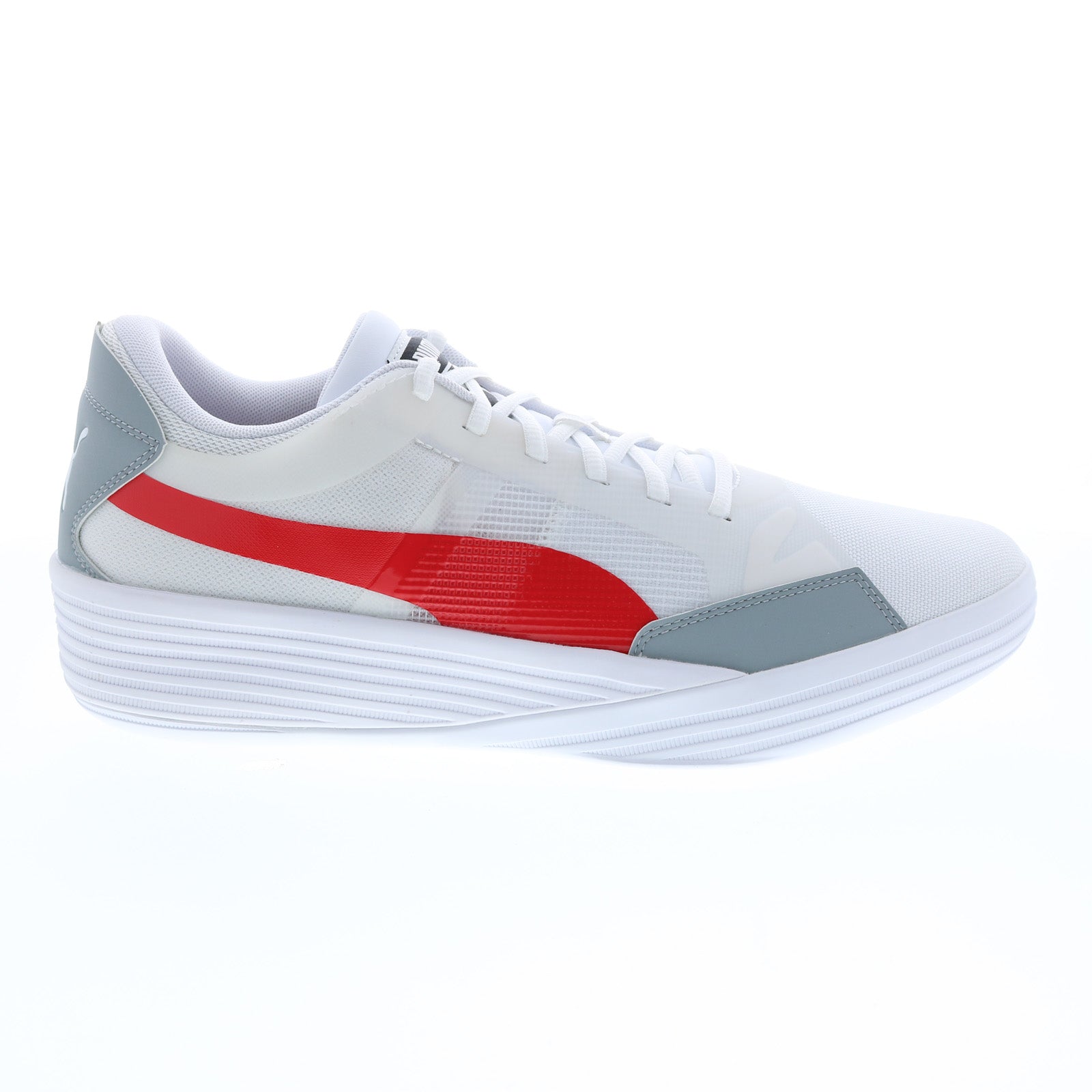 Puma Clyde All-Pro Team 19550904 Mens White Athletic Basketball Shoes ...