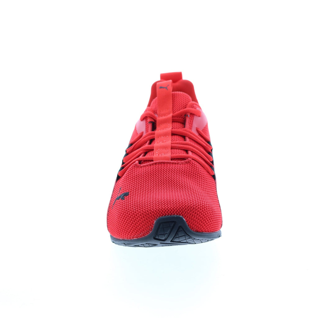 Puma Axelion NXT 19565609 Mens Red Canvas Lace Up Athletic Running Sho ...