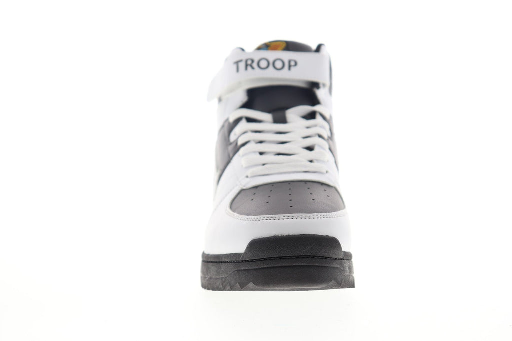 World Of Troop Crown Mid Ripp Mens White Synthetic Lifestyle Sneakers ...