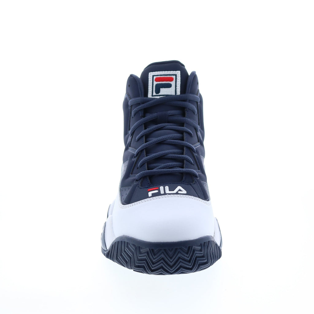 Fila MB 1BM00511-125 Mens Blue Leather Lace Up Athletic Basketball Sho ...