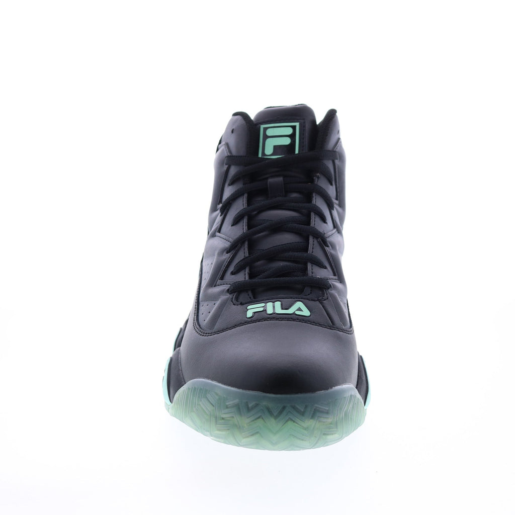 Fila MB Gid 1BM01099-047 Mens Black Leather Athletic Basketball Shoes ...
