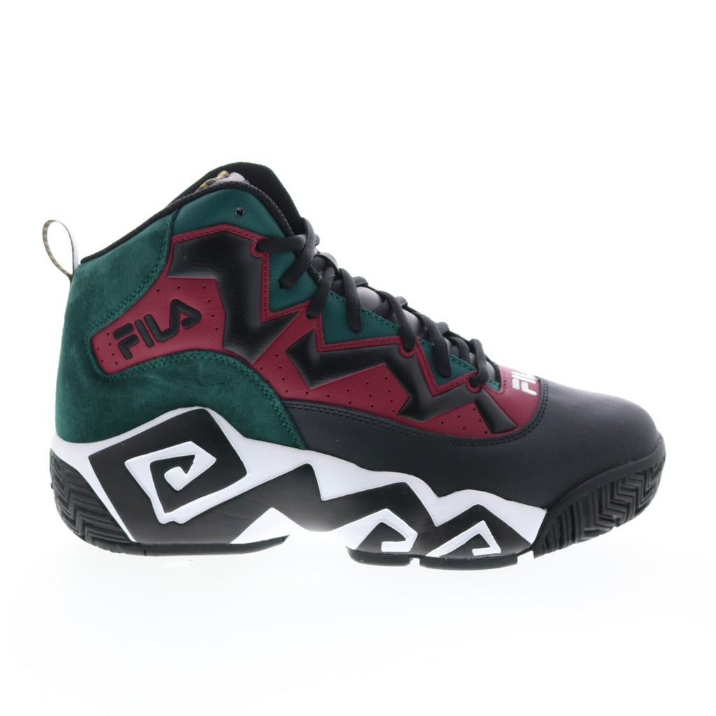 Fila MB 1BM01315-014 Mens Black Leather Lace Up Lifestyle Sneakers Sho ...