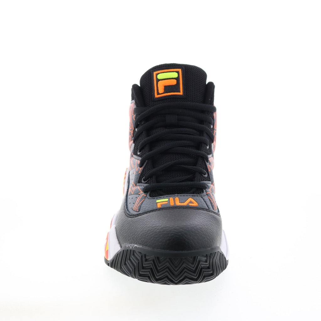 Fila MB 1BM01742-054 Mens Black Leather Lace Up Athletic Basketball Sh ...