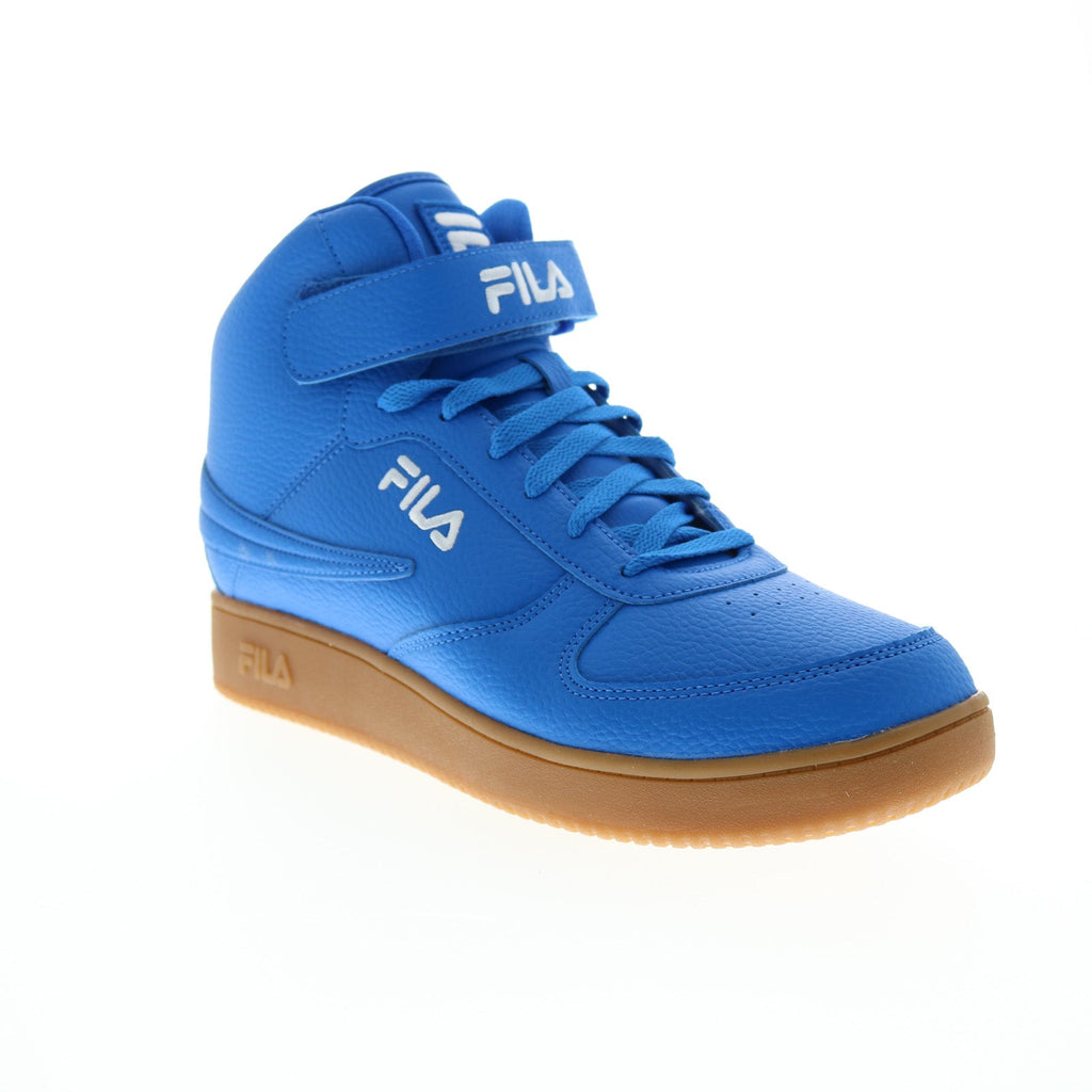 Fila A-High Gum 1BM01765-475 Mens Blue Leather Lifestyle Sneakers Shoe ...