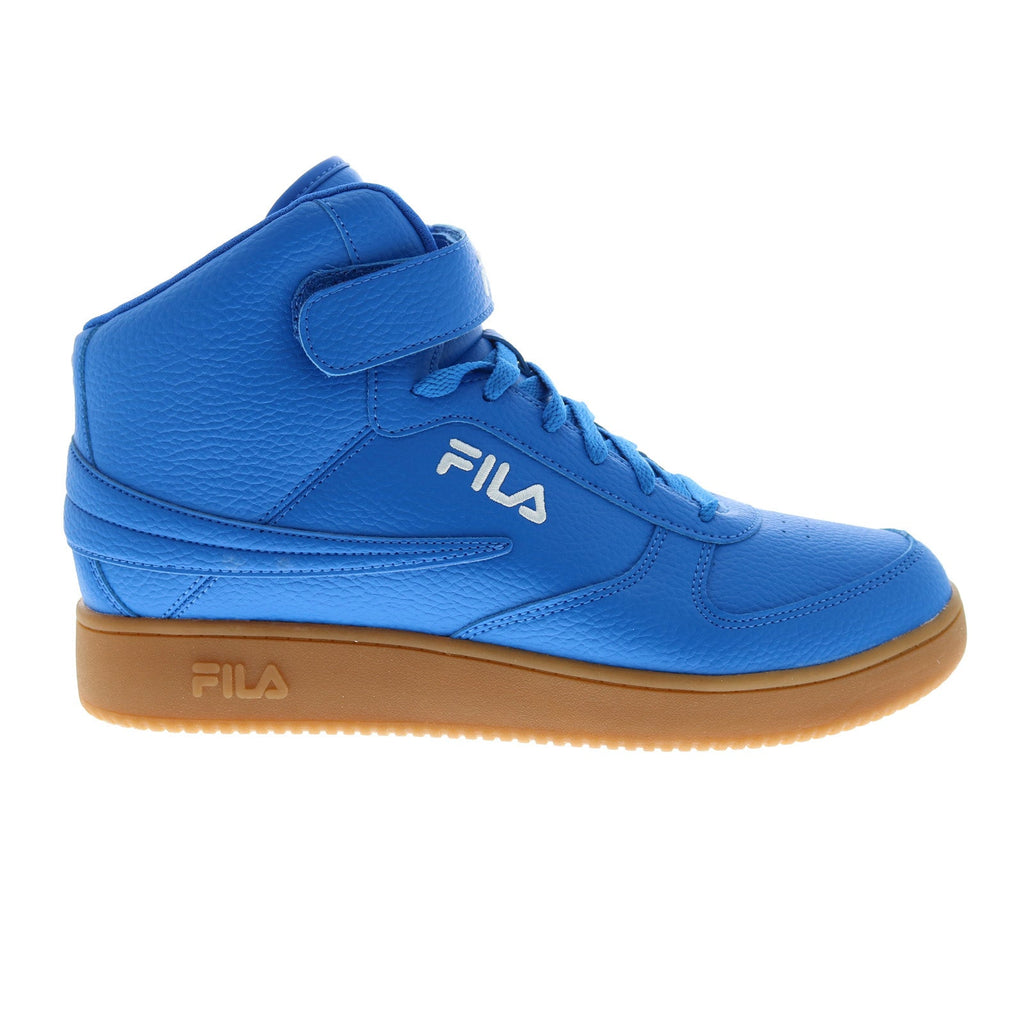 Fila A-High Gum 1BM01765-475 Mens Blue Leather Lifestyle Sneakers Shoe ...