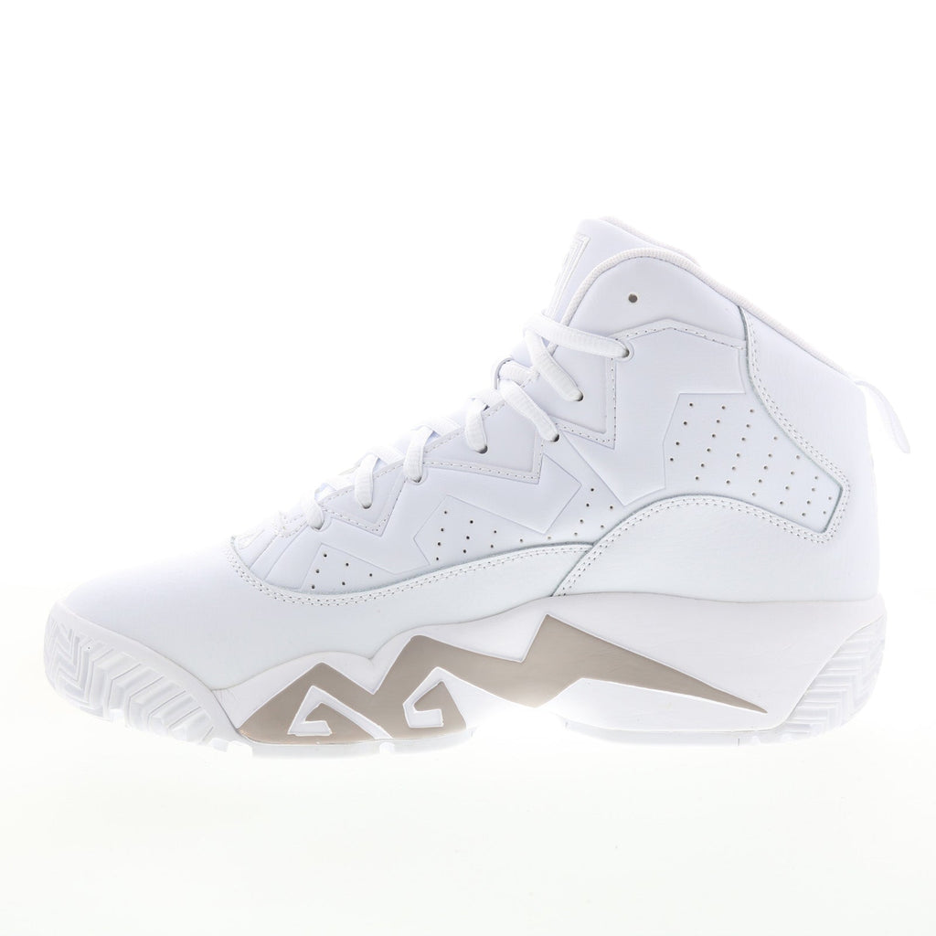 Fila MB 1BM01833-101 Mens White Leather Athletic Basketball Shoes ...