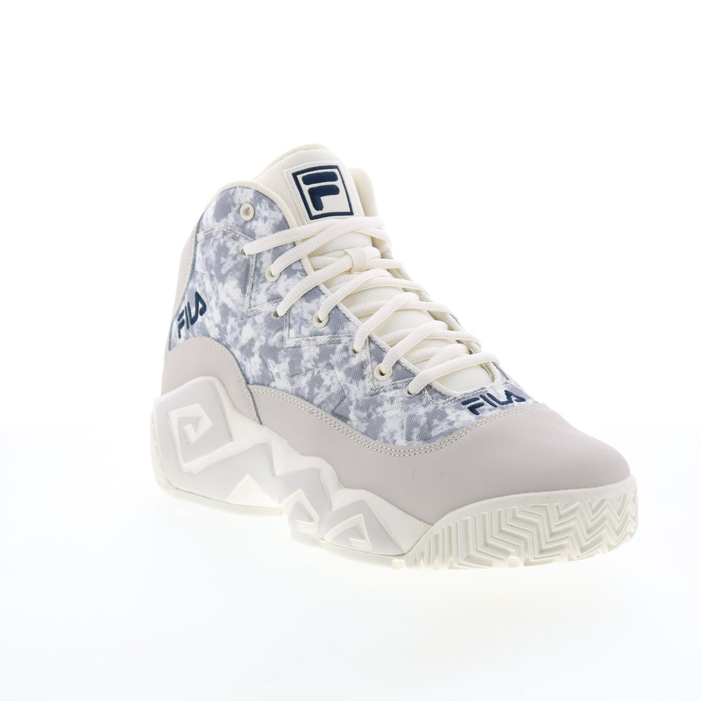 Fila MB 1BM01883-147 Mens Gray Leather Lace Up Athletic Basketball Sho ...