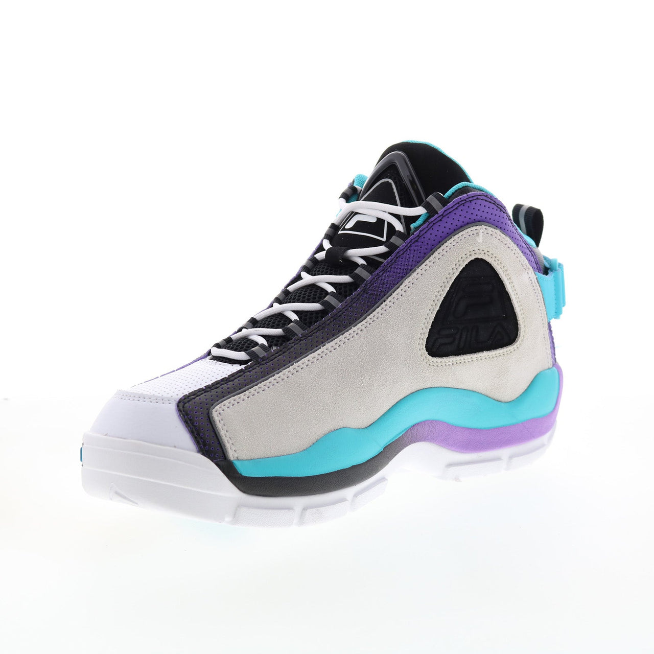 Fila Grant Hill 2 1BM01887-148 Mens White Suede Athletic Basketball Sh ...