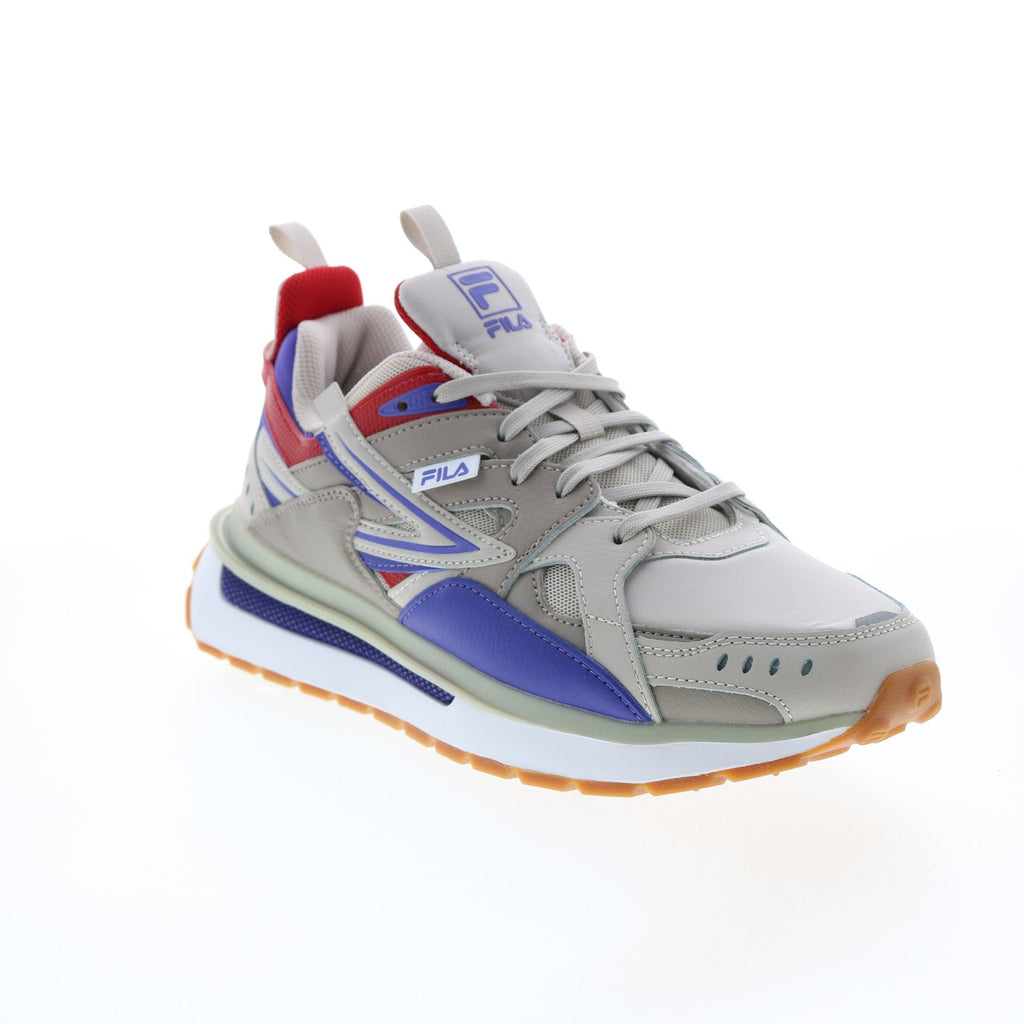 Fila Sandenal 1RM01646-253 Mens Gray Leather Lifestyle Sneakers Shoes ...