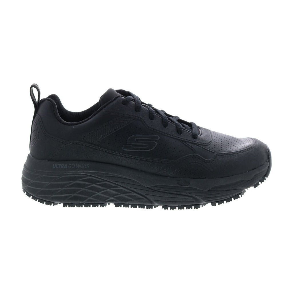 Skechers Max Cushioning Elite Slip Resistant Mens Black Athletic Shoes ...