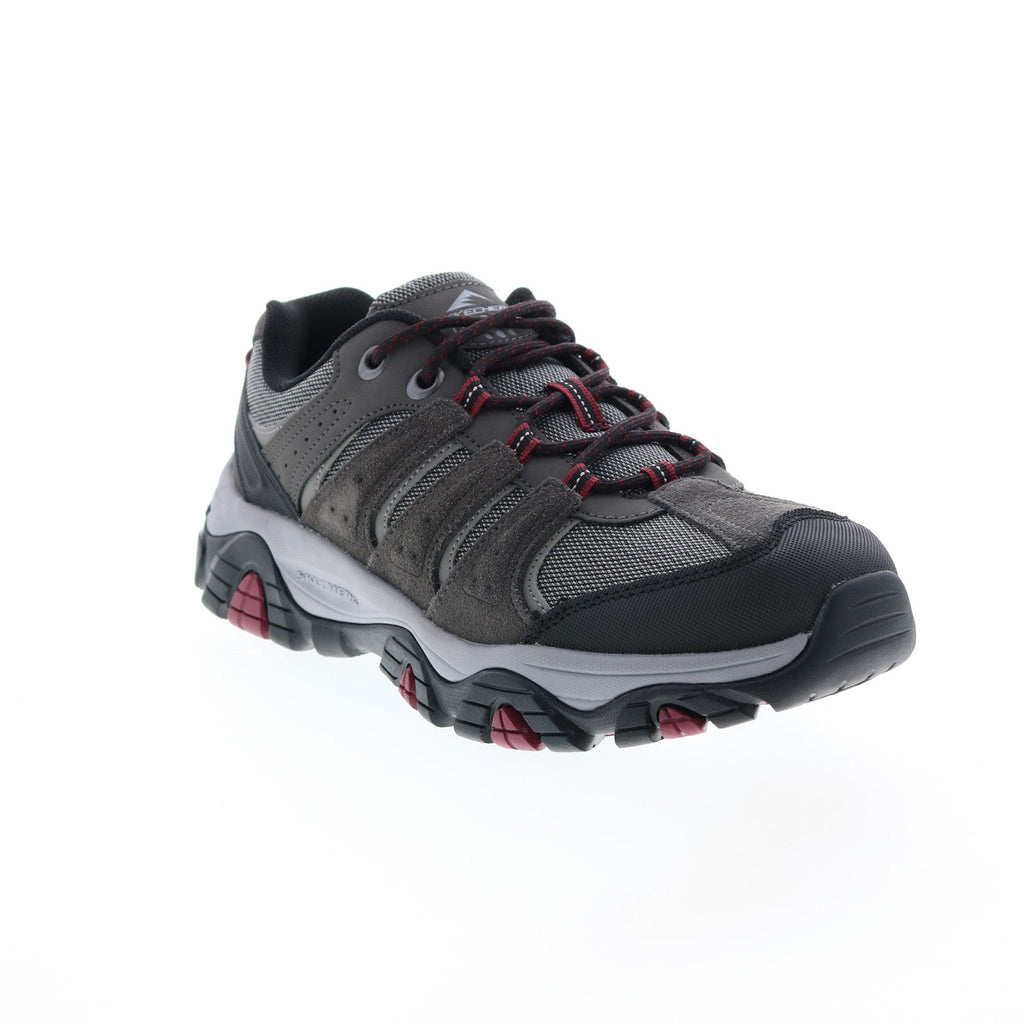 Skechers Relaxed Fit Pine Trail Kordova Mens Gray Athletic Hiking Shoe ...