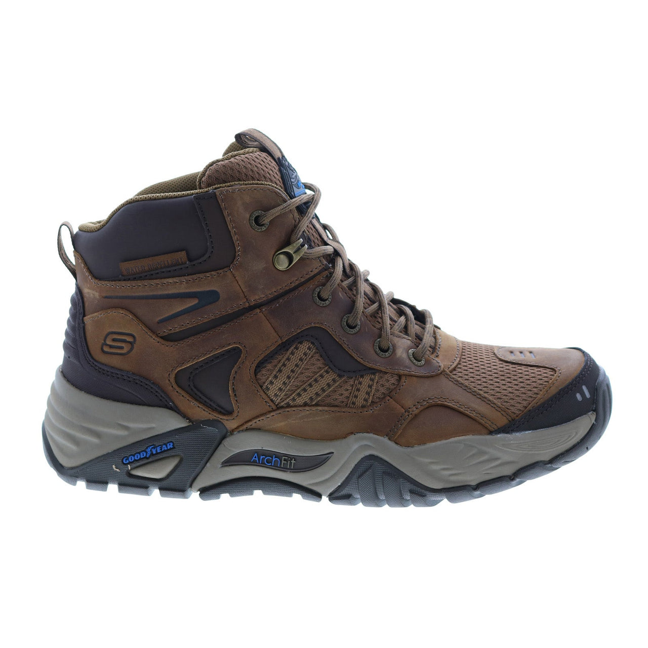 Skechers Relaxed Fit Arch Fit Recon Percival 204406 Mens Brown Hiking ...