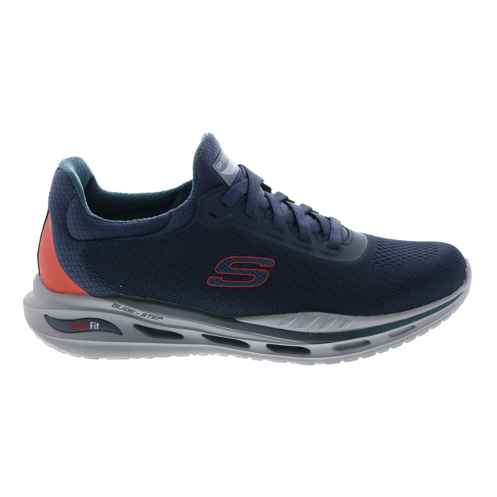 Skechers Arch Fit Orvan Trayver 210434 Mens Blue Lifestyle Sneakers Sh ...