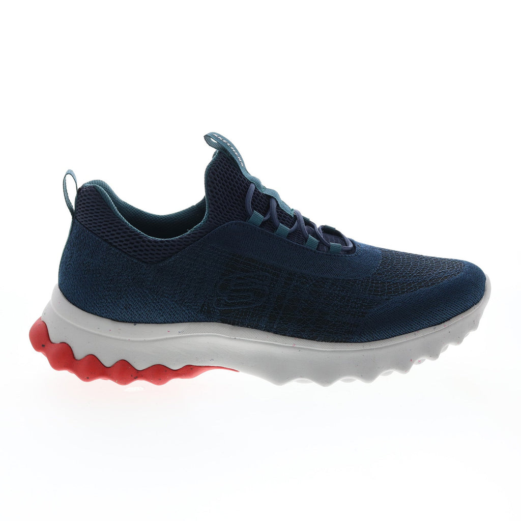Skechers Relaxed Fit Voston Reever Mens Blue Lifestyle Sneakers Shoes ...