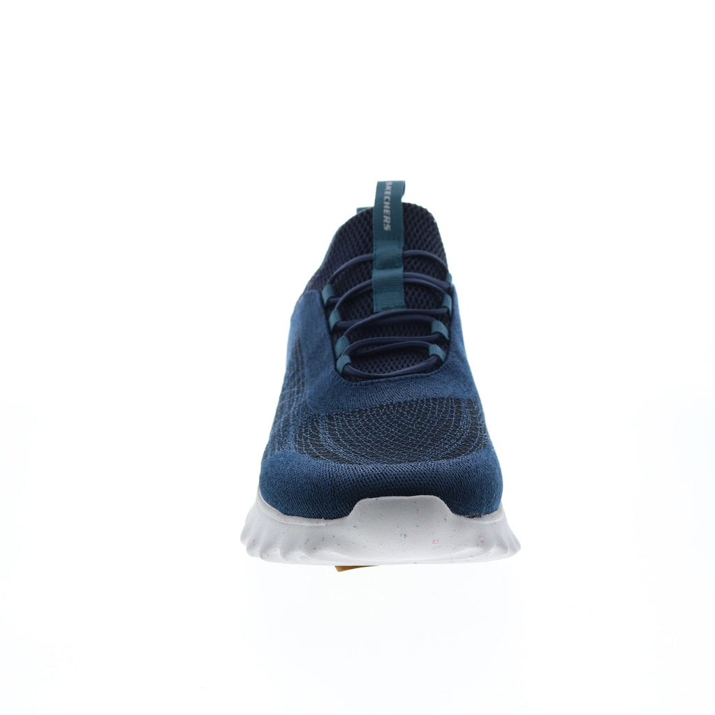 Skechers Relaxed Fit Voston Reever Mens Blue Lifestyle Sneakers Shoes ...