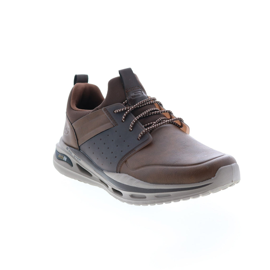 Skechers Arch Fit Orvan Pollick 210456 Mens Brown Lifestyle Sneakers S ...