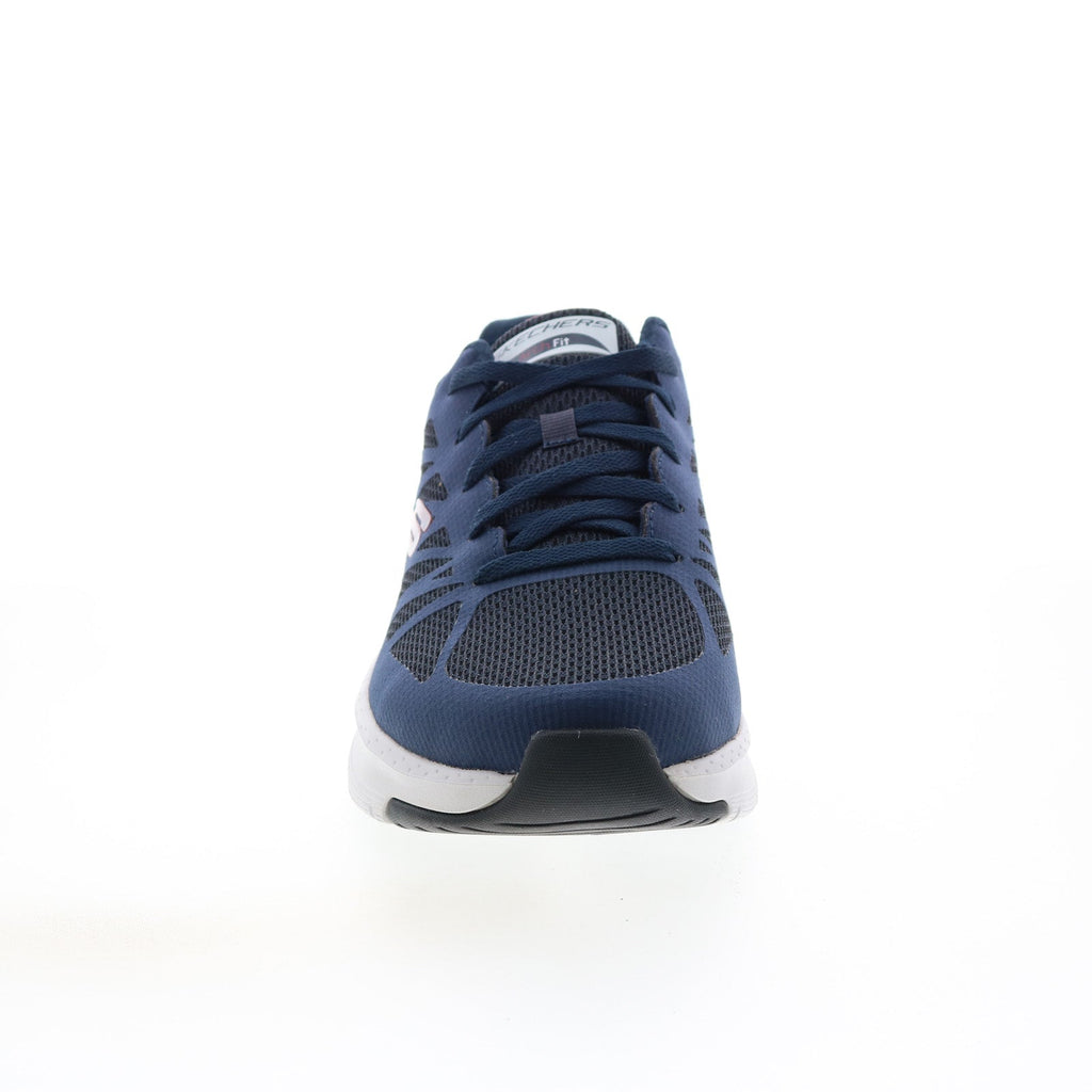 Skechers Arch Fit Charge Back Mens Blue Extra Wide Lifestyle Sneakers ...