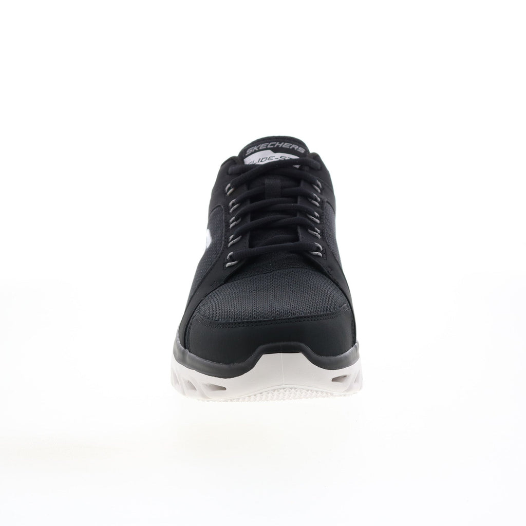 Skechers Glide Step Sport New Approach Mens Black Wide Sneakers Shoes ...