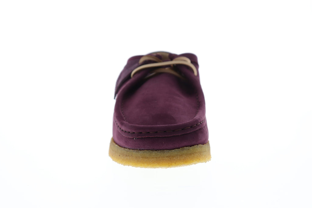 Clarks Wallabee 26128334 Mens Purple Nubuck Oxfords & Lace Ups Casual ...