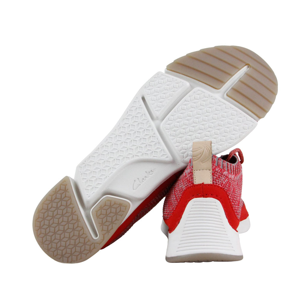 Clarks Tri Native 26135667 Mens Red Canvas Lace Up Lifestyle Sneakers ...
