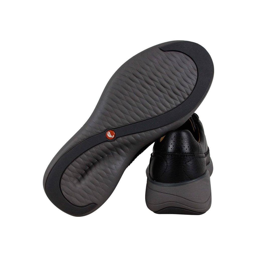 Clarks Un Rise Lace 26136981 Mens Black Leather Comfort Lifestyle Snea ...