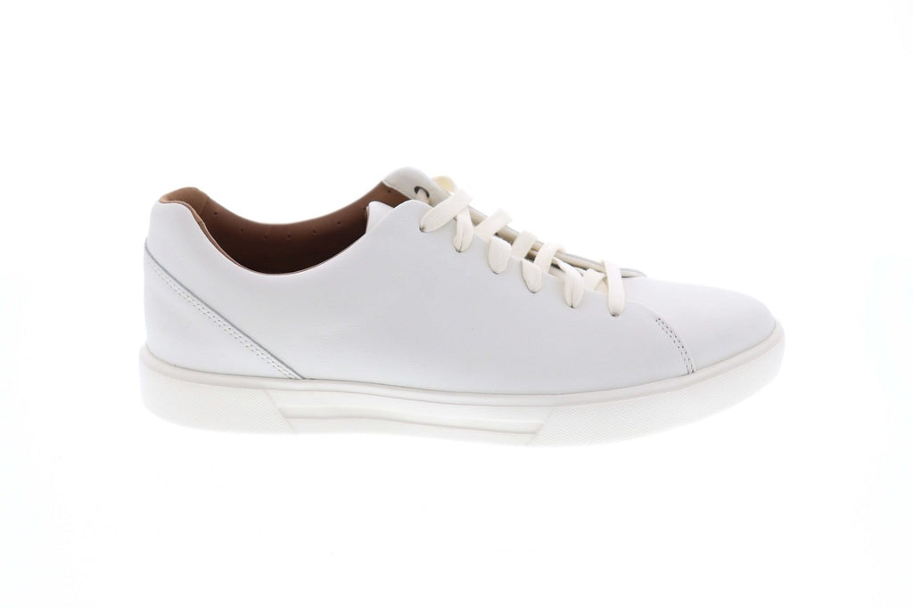 Clarks Un Costa Lace Mens White Wide Leather Lifestyle Sneakers Shoes ...