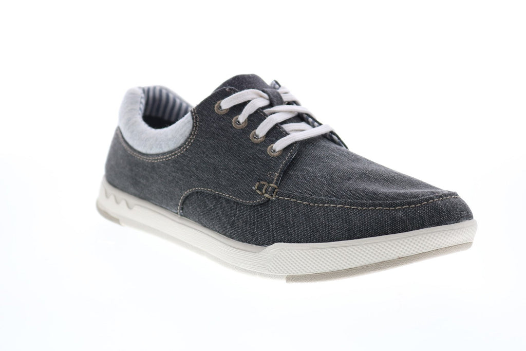 Clarks Step Isle Lace 26141653 Mens Black Canvas Lifestyle Sneakers Sh ...