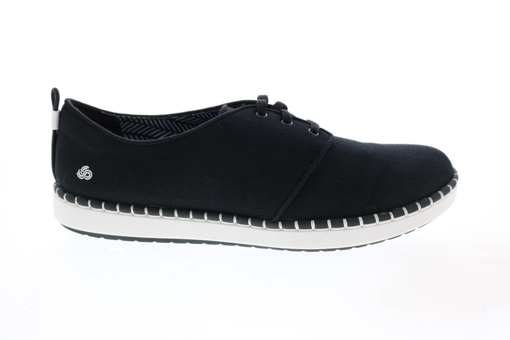 Clarks Step Glow Lace 26142318 Womens Black Wide Lifestyle Sneakers Sh ...