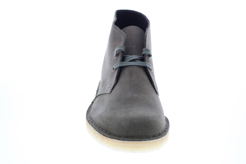 Clarks Desert Boot 26154726 Mens Gray Suede Lace Up Chukkas Boots ...