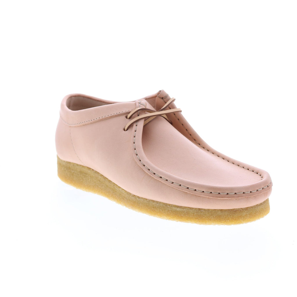 Clarks Wallabee 26154934 Mens Beige Leather Oxfords & Lace Ups Casual ...