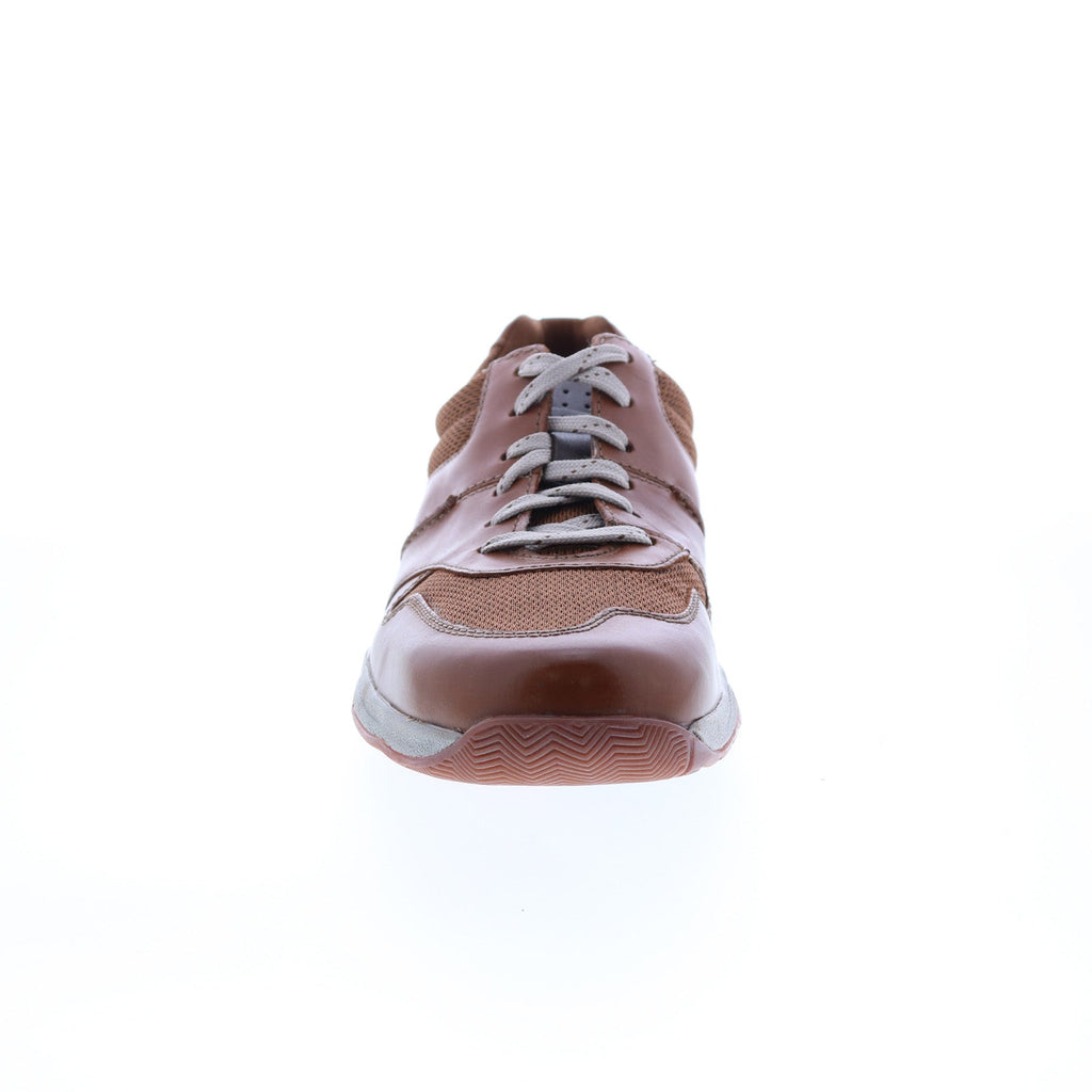Clarks Langton Race 26156177 Mens Brown Leather Lifestyle Sneakers Sho ...