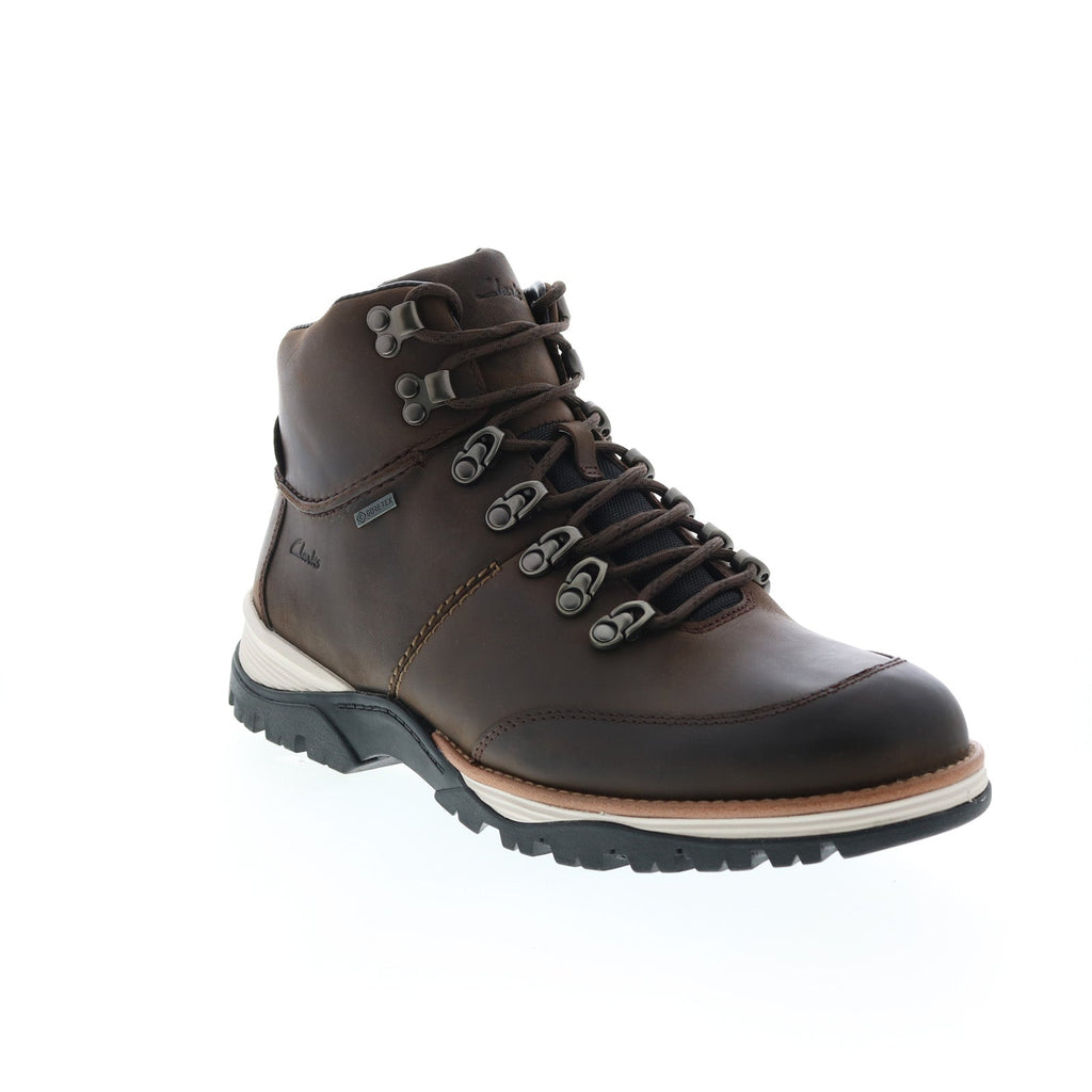 Clarks Topton Pine Gore-Tex GTX 26161260 Mens Brown Leather Hiking Boo ...