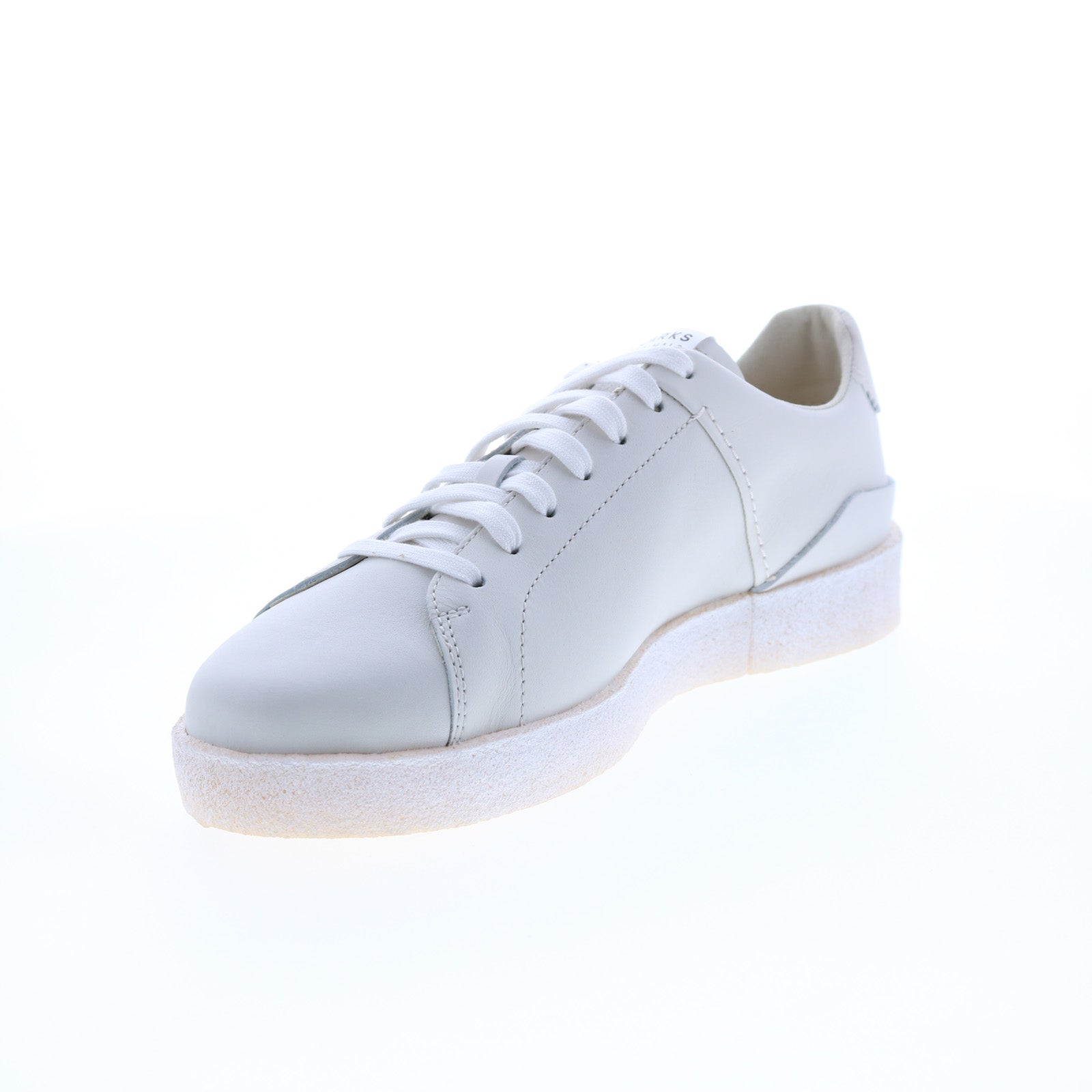Clarks Tormatch 26161902 Mens White Leather Lifestyle Sneakers Shoes ...