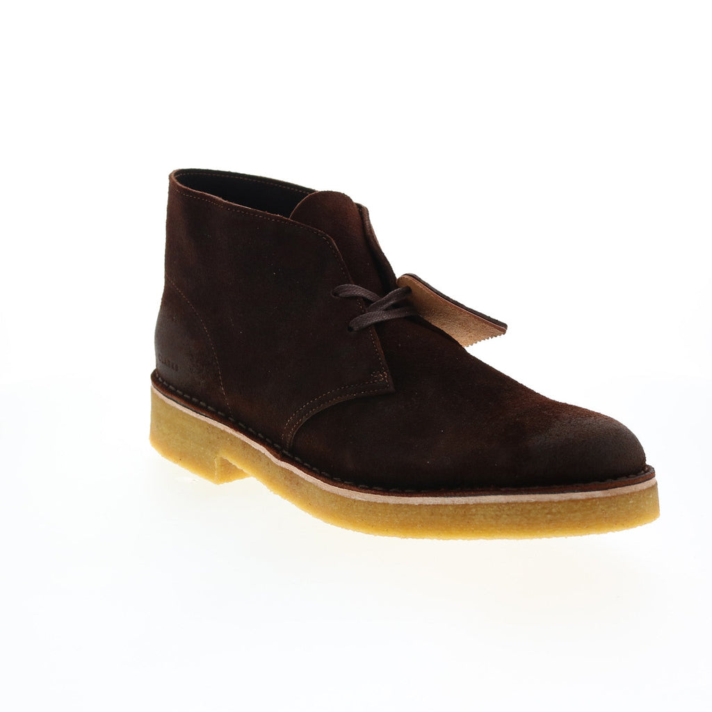 Clarks Desert Boot 221 26162405 Mens Brown Suede Lace Up Chukkas Boots ...