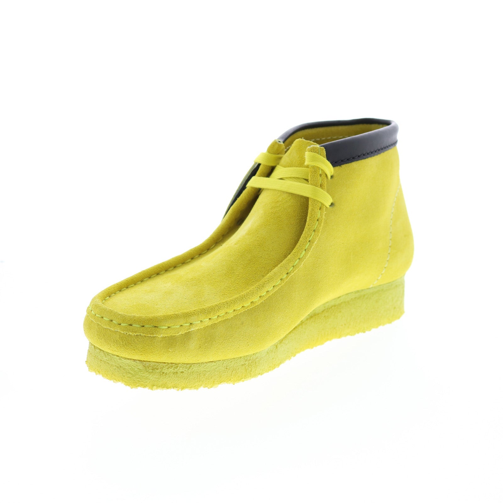 Clarks Wallabee Boot 26162470 Mens Yellow Suede Lace Up Chukkas Boots ...