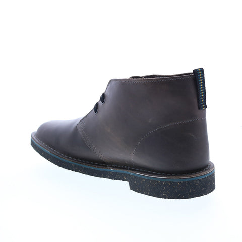 Clarks Bushacre 3 26162769 Mens Gray Wide Leather Lace Up Chukkas Boot ...