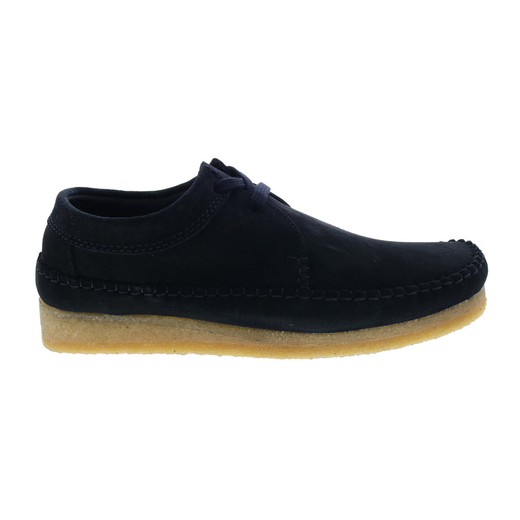 Clarks Weaver 26165081 Mens Black Suede Oxfords & Lace Ups Casual Shoe ...