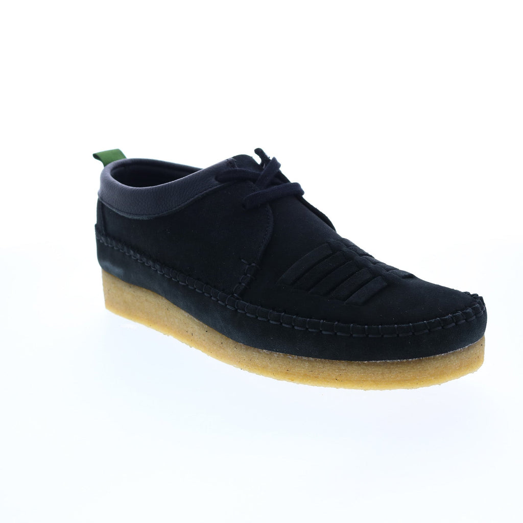 Clarks Weaver Weft 26165828 Mens Black Oxfords & Lace Ups Casual Shoes ...