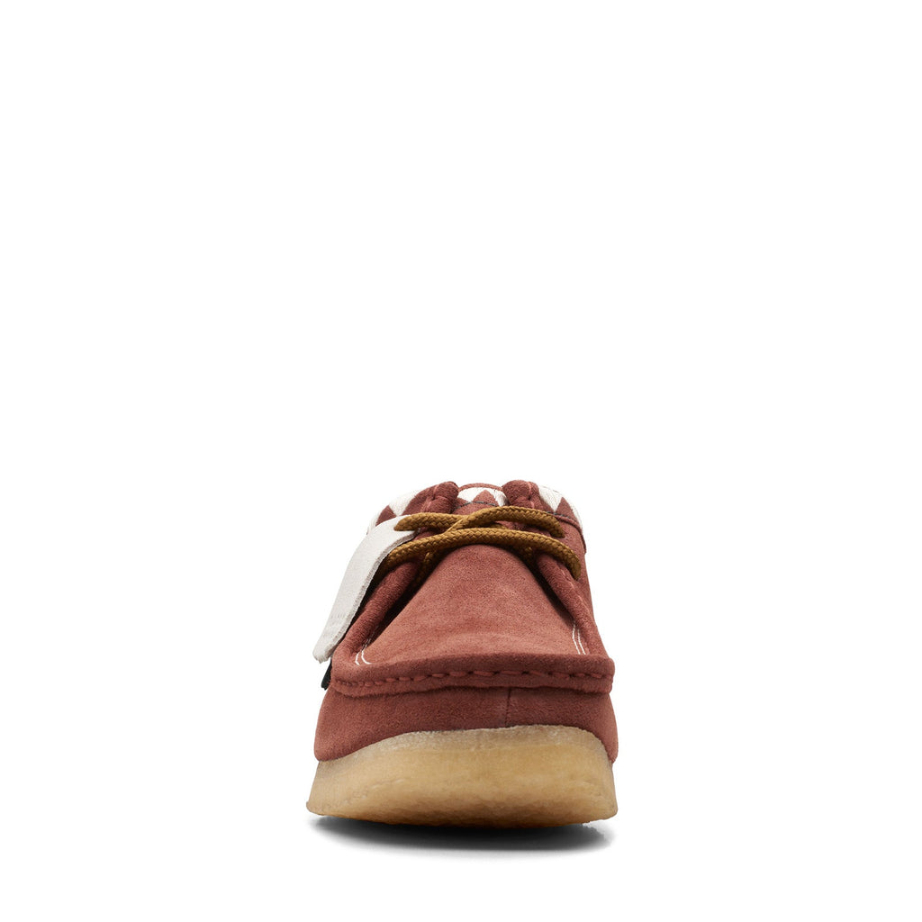 Clarks Wallabee 26168847 Mens Red Suede Oxfords & Lace Ups Casual Shoe ...