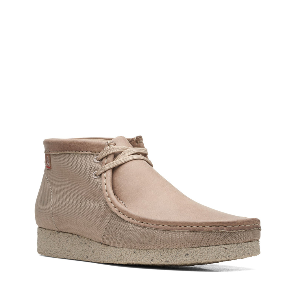 Clarks Shacre Boot 26169096 Mens Beige Leather Lace Up Ankle Boots ...