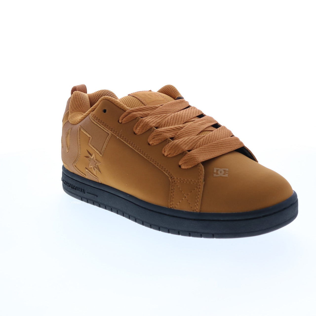 DC Court Graffik 300529-WE9 Mens Brown Nubuck Skate Inspired Sneakers ...