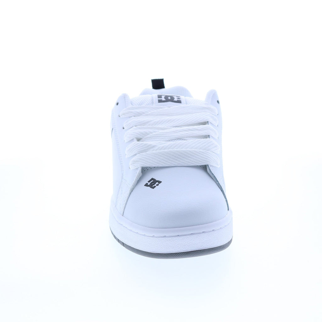 DC Court Graffik 300529-WPT Mens White Leather Skate Inspired Sneakers ...