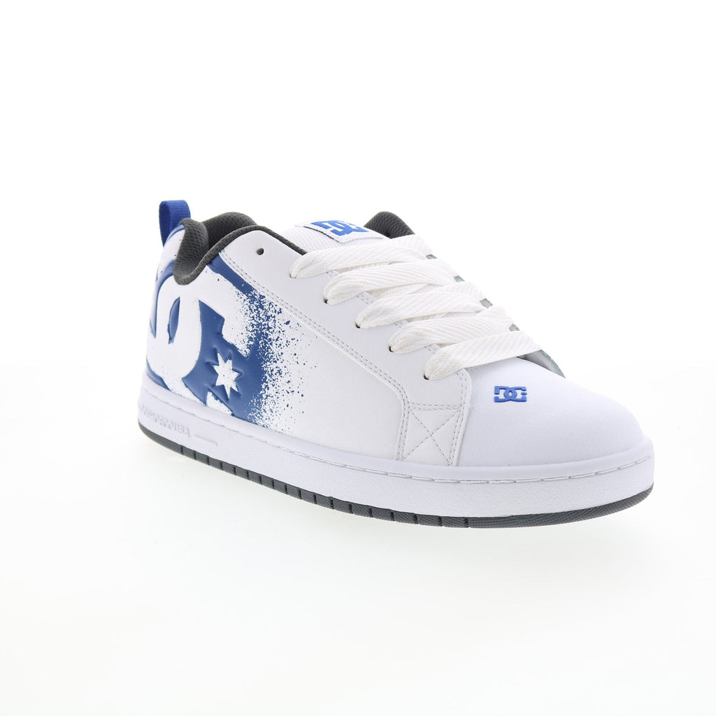 DC Court Graffik 300529-XWBS Mens White Skate Inspired Sneakers Shoes ...