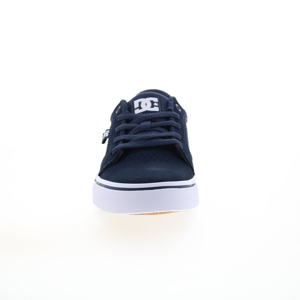 DC Anvil 303190-DNW Mens Blue Suede Lace Up Skate Inspired Sneakers Sh ...